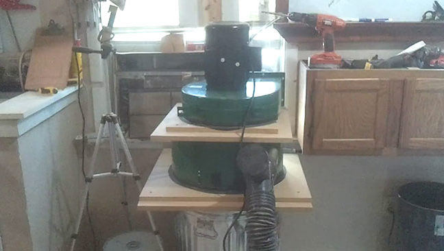 Modified Harbor Freight Dust Collector | Jays Custom Creations