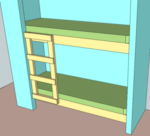 Built in Bunk Bed and “Elf Bunk Beds” | Jays Custom Creations