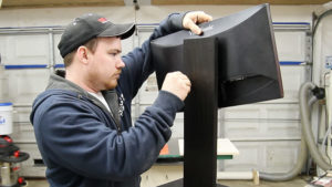 DIY Mobile Stand Up Computer Desk | Jays Custom Creations