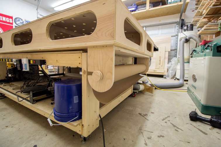 Keep Your Assembly Table Clean With a Roll of Paper | Jays Custom Creations