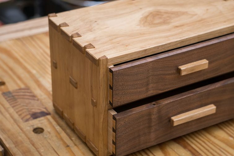 Two Drawer Dovetail Box | Jays Custom Creations