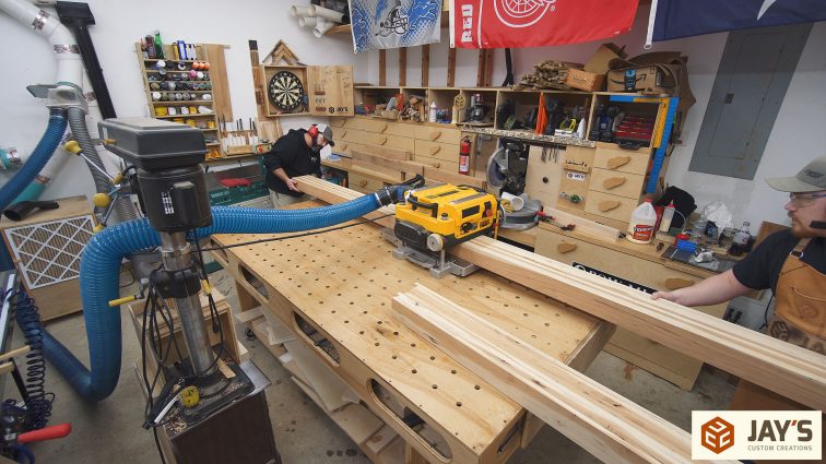 A Hickory Woodworking Workbench | Jays Custom Creations