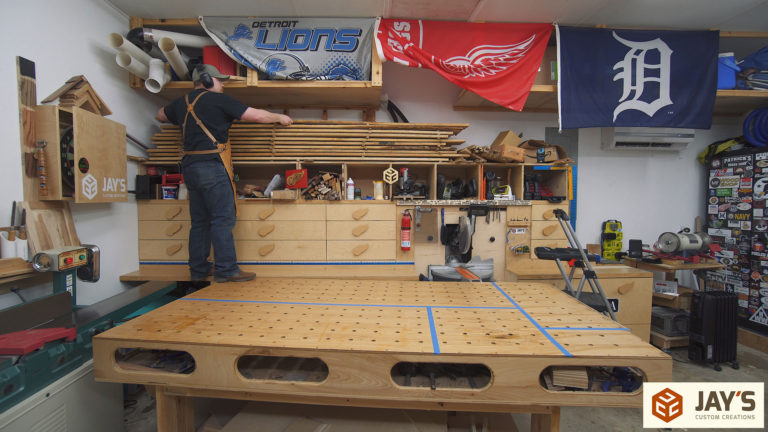 A Hickory Woodworking Workbench | Jays Custom Creations