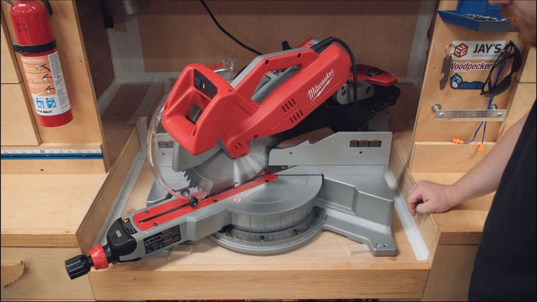 Miter Saw Station Upgrade: Milwaukee 6955-20 Miter Saw | Jays Custom ...