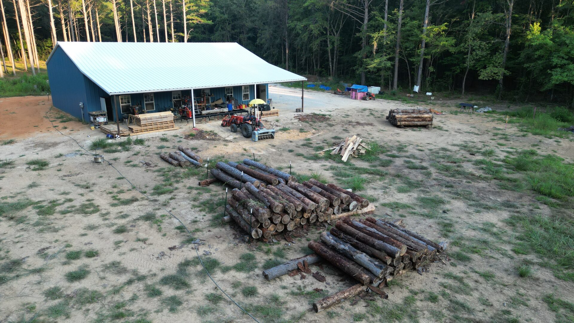 Day 494 – Setting Up a Log Yard | Jays Custom Creations